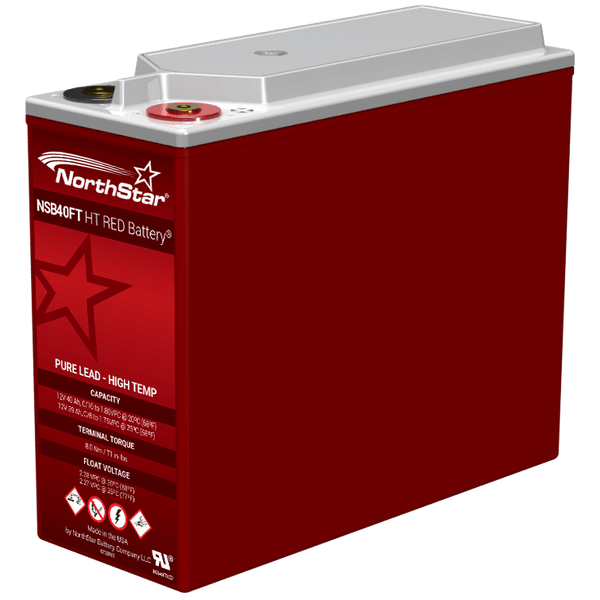 NorthStar NSB HT Red 12V 39Ah @ 8 Hr Rate 1.3 SPG ABS TPPL High Temp F ...