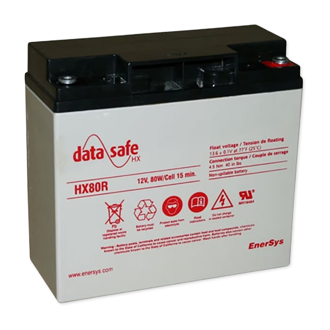 EnerSys DataSafe HX 12V 80WPC @ 15 Min Rate 1.300 SPG POLY-FR AGM VRLA ...